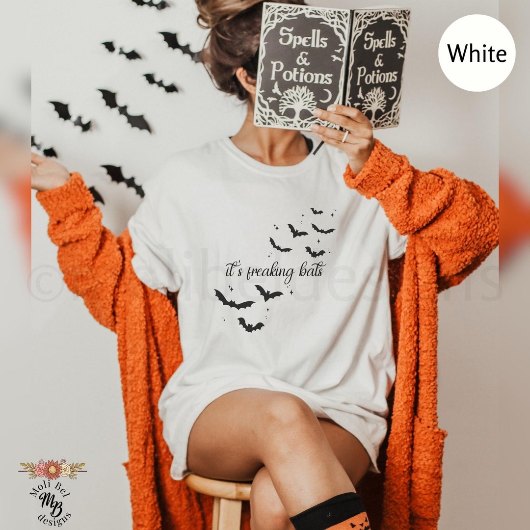 Its Freaking Bats Shirt I Love Halloween Bat T-shirts Vampire Spooky ...