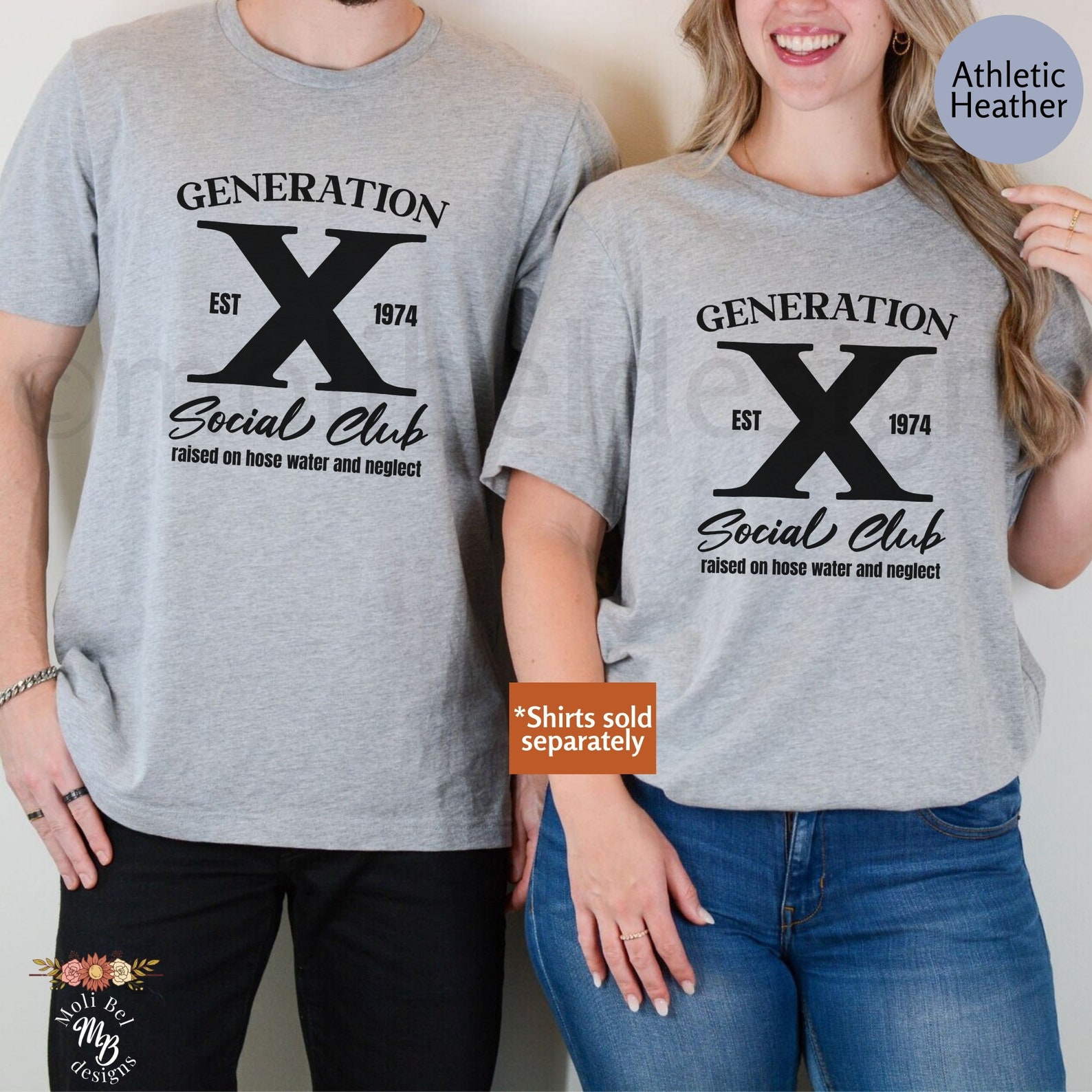 Generation X Social Club Est 1974 Tshirt Sarcastic Trauma Humor Shirt ...