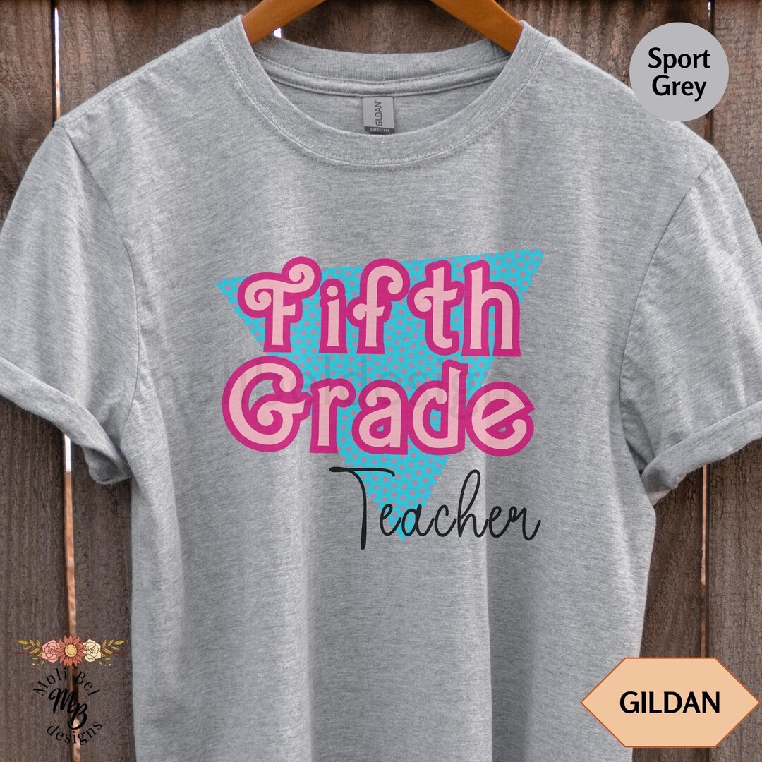 Hello Fifth Grade Teacher Appreciation Tshirt 5th Grade Squad - Etsy