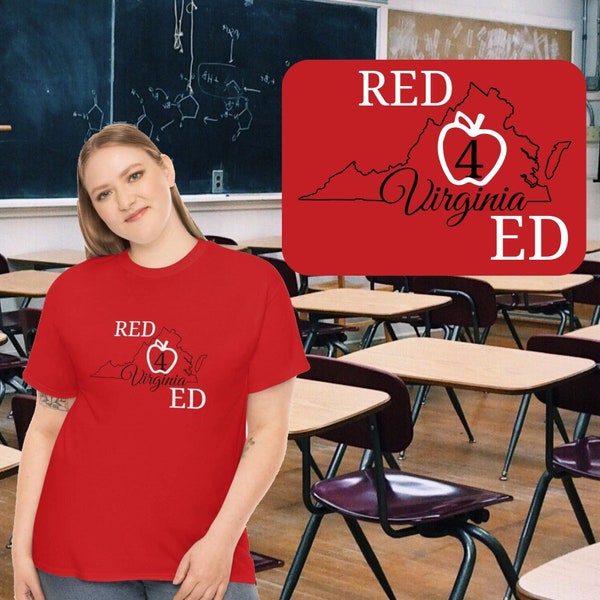 Red for Ed Tshirt - Etsy