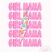 Girl Mama Png Design. Digital Download Only. Png File. Floral. Groovy ...
