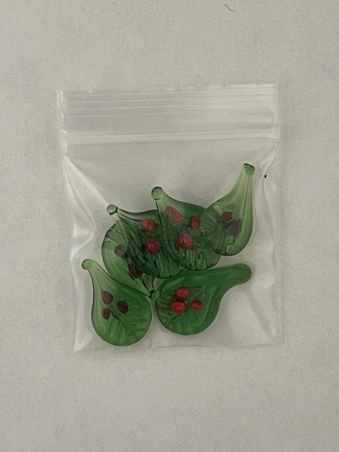 COE 96 Leaves With Red Berries 5 Leaves per Bag - Etsy