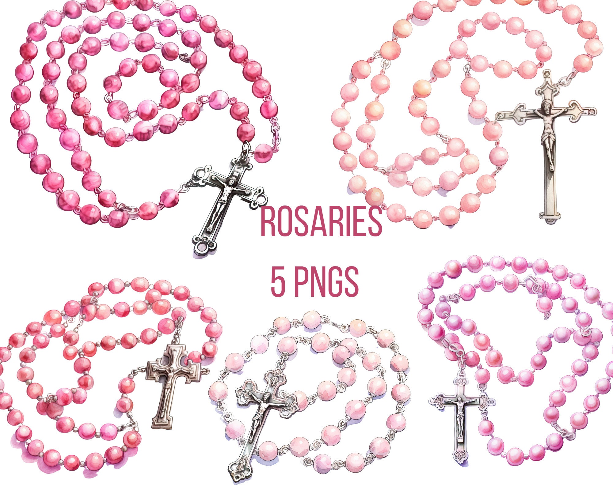 Catholic Rosary Clipart