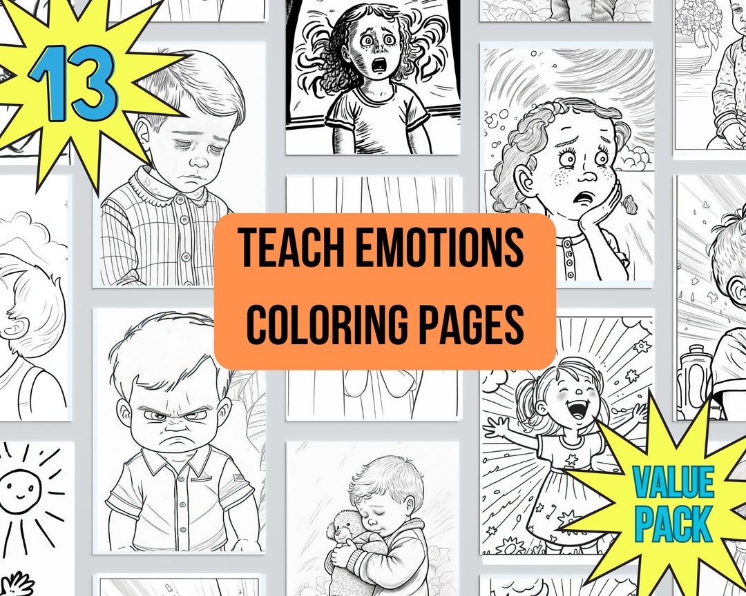 Childrens Coloring Pages, Emotional Intelligence Coloring Pages ...