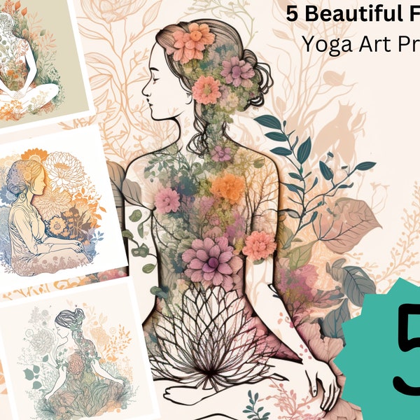 Yoga Studio Art - Etsy