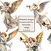Printable Angel Clipart, Angel Art Printable, 5 Digital Downloads ...