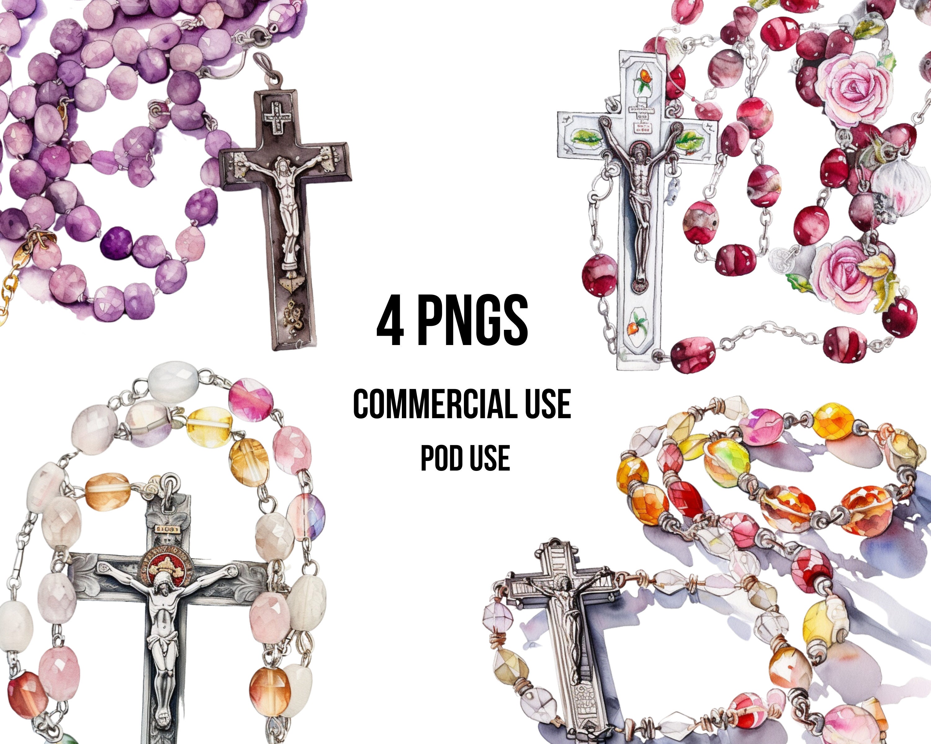 Catholic Rosary Clipart