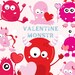 Love Monster Svg,monster Svg,valentine's Day Svg,valentine Monster ...