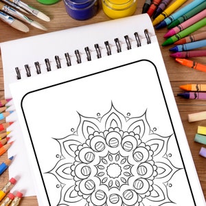 50 Mandala for Adult Coloring Page|printable Mandala Coloring Sheets ...