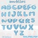 KIDS ALPHABET Clipart,kids Alphabet Svg Files,cute Alphabet Svg Cut ...