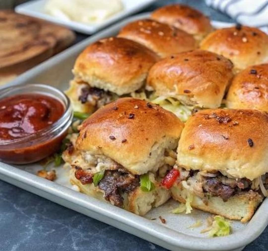 Philly Cheesesteak Sliders RECIPE Download PDF, Digital Product ...