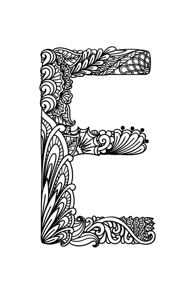 Mandala Alphabet SVG Bundle,mandala Letters Svg Cut Files for Cameo ...