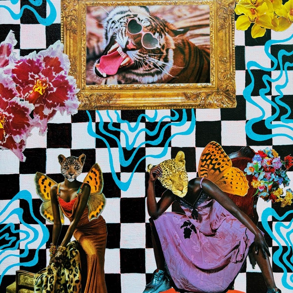 Cats Serving Cnt Print - Etsy