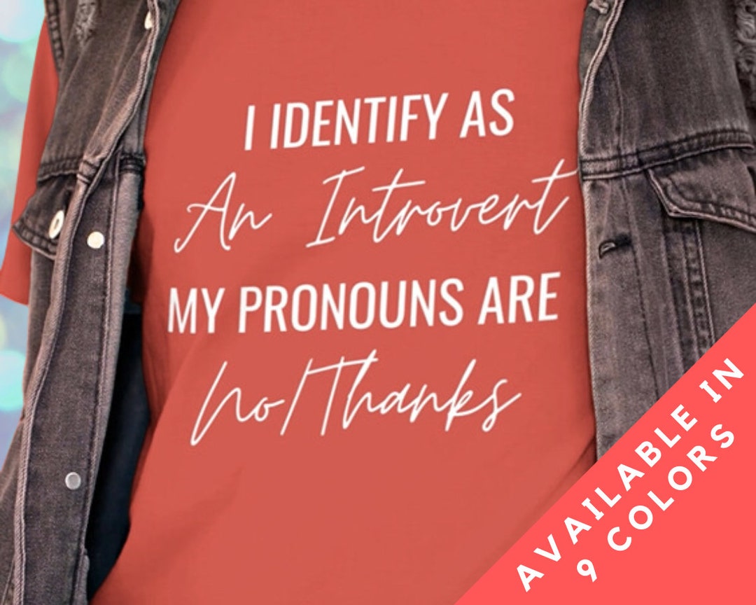 Customizable I Identify as Pronouns Unisex Tee, Personalized Identity ...