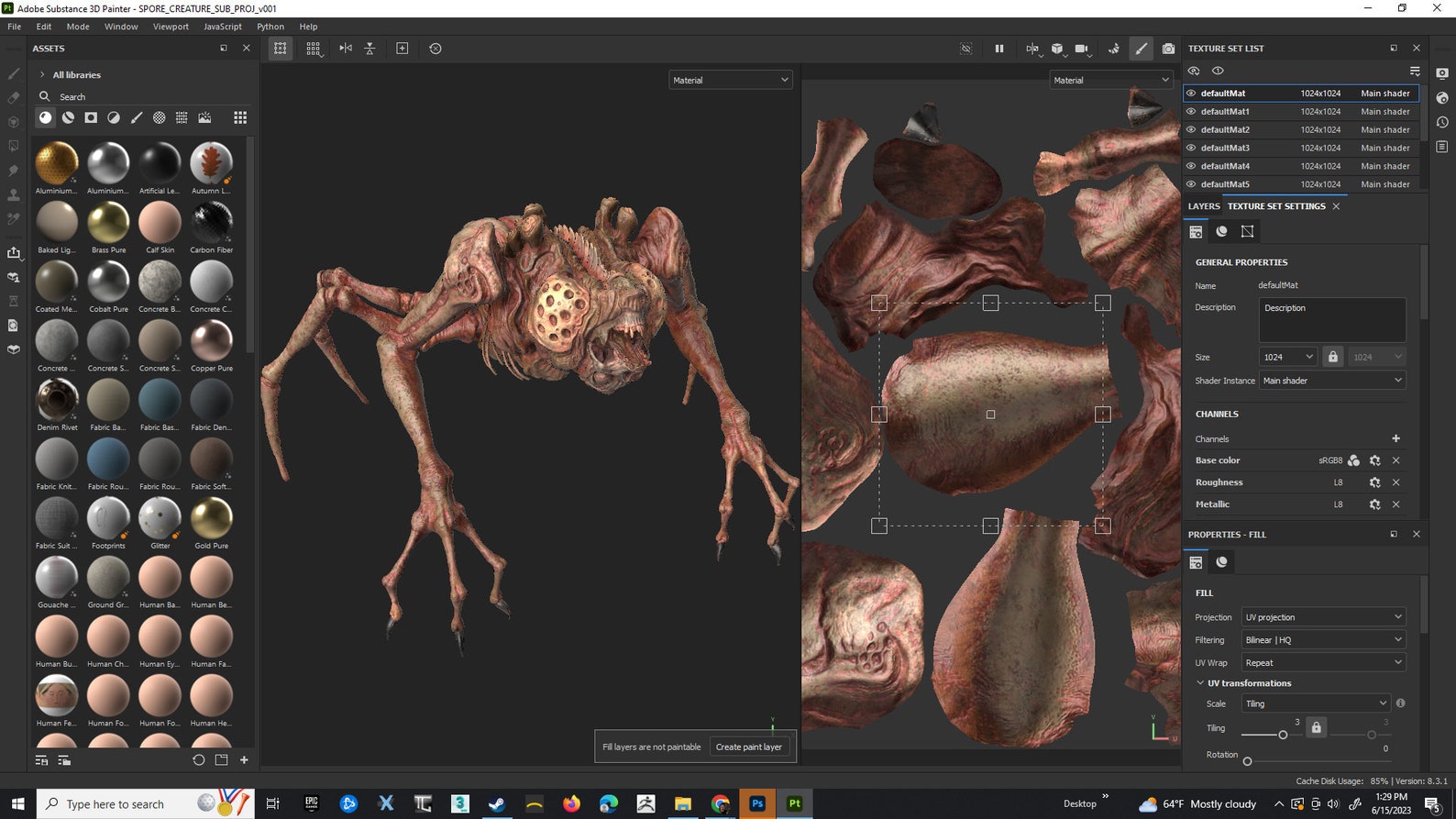 Spider Monster, Stl, Animation, 3D Print, Zbrush, Substance Painter ...