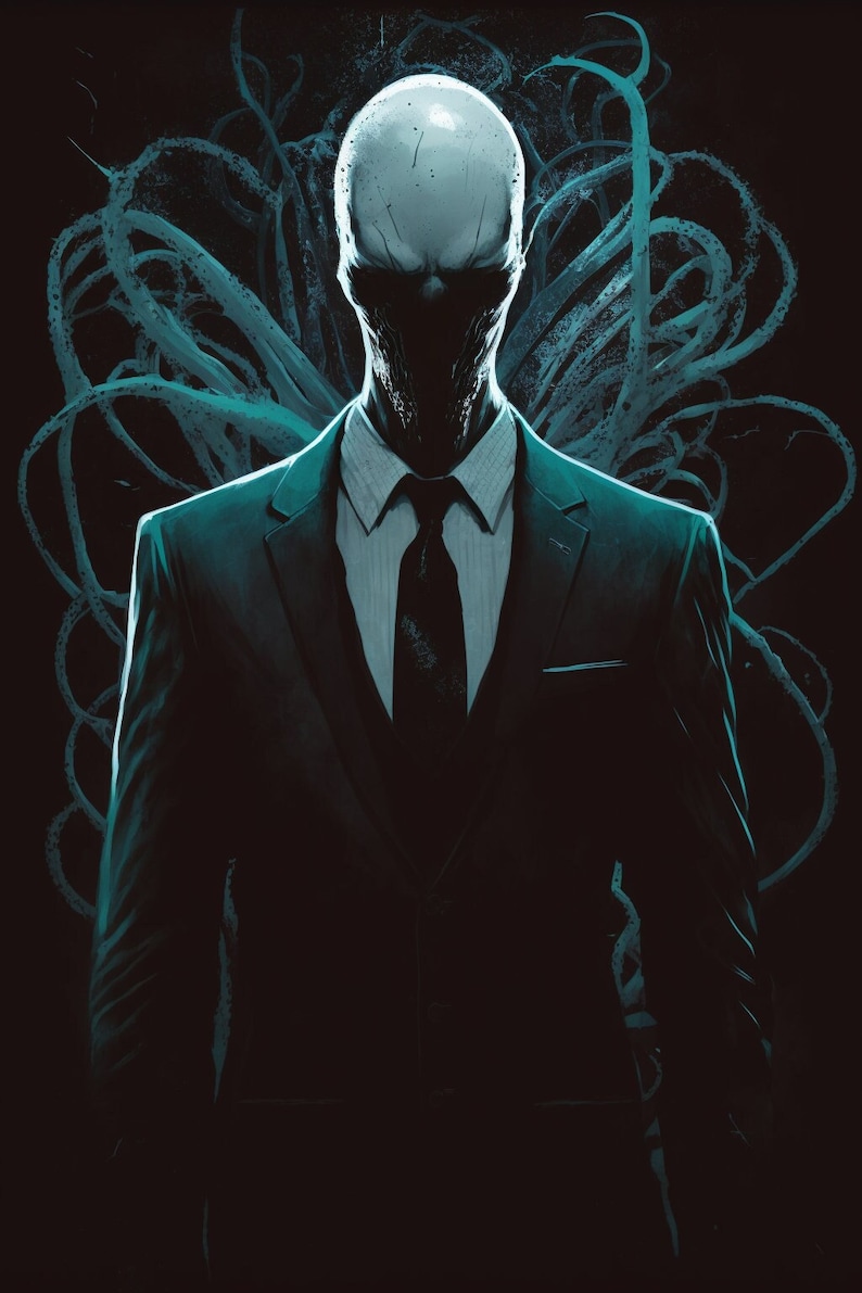 Slender Man, Tall Man, High Resolution Art, Concept Designs, Cryptid ...