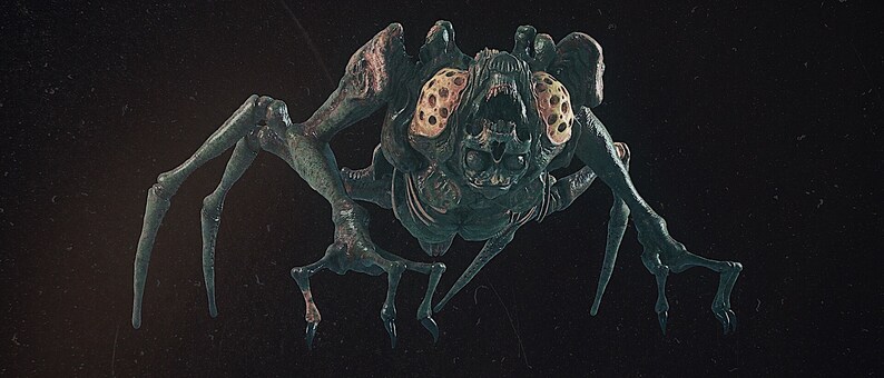 Spider Monster, Stl, Animation, 3D Print, Zbrush, Substance Painter ...