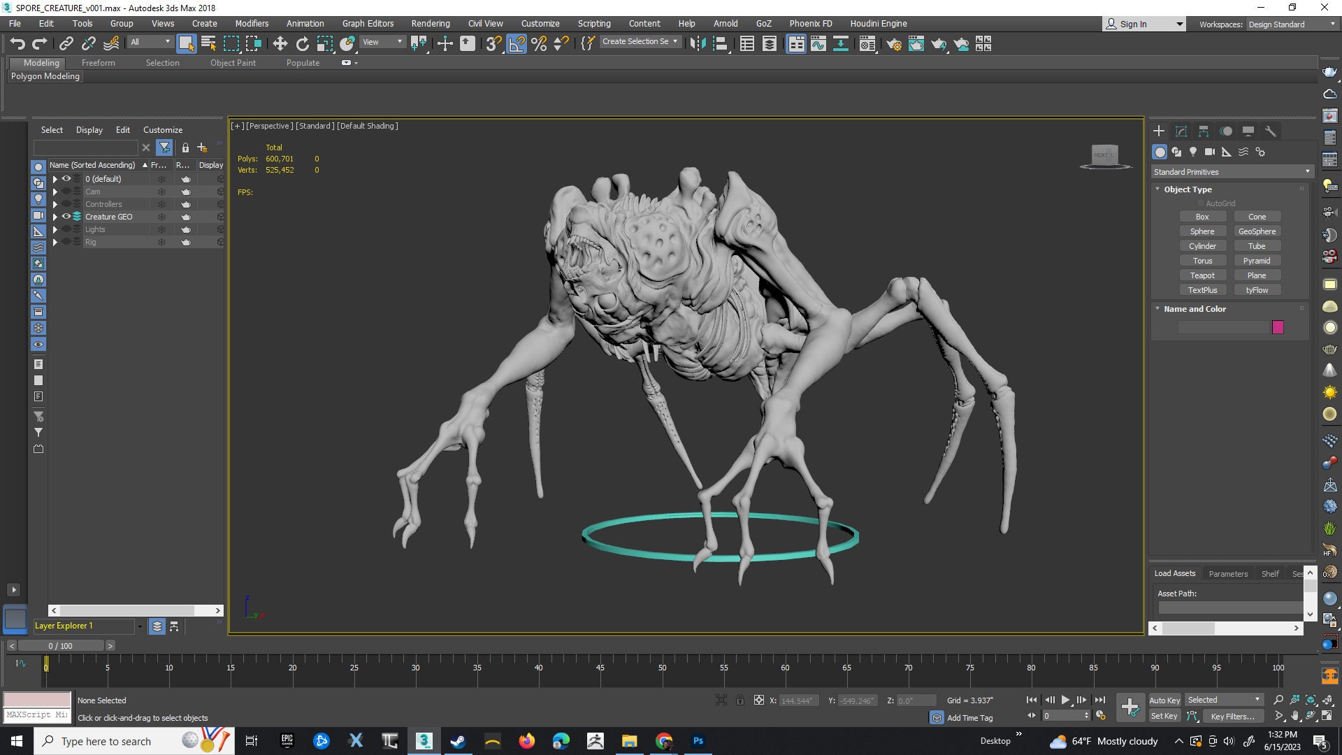 Spider Monster, Stl, Animation, 3D Print, Zbrush, Substance Painter ...