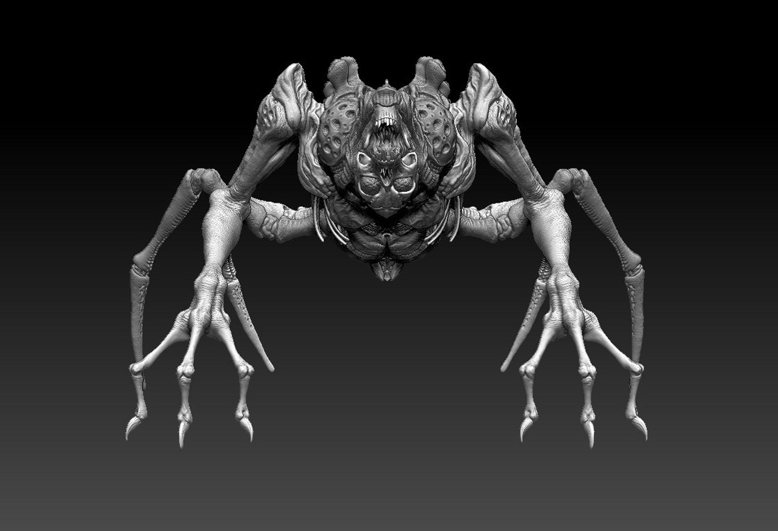 Spider Monster, Stl, Animation, 3D Print, Zbrush, Substance Painter ...