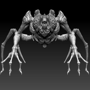 Spider Monster, Stl, Animation, 3D Print, Zbrush, Substance Painter ...