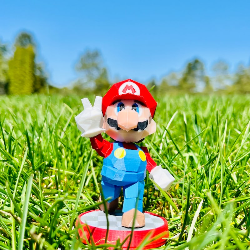 Mario Statue - Etsy