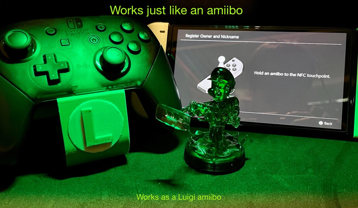 Gooigi Amiibo - Etsy