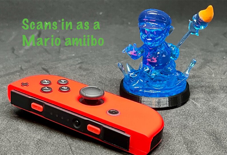 Shadow Mario Amiibo - Etsy