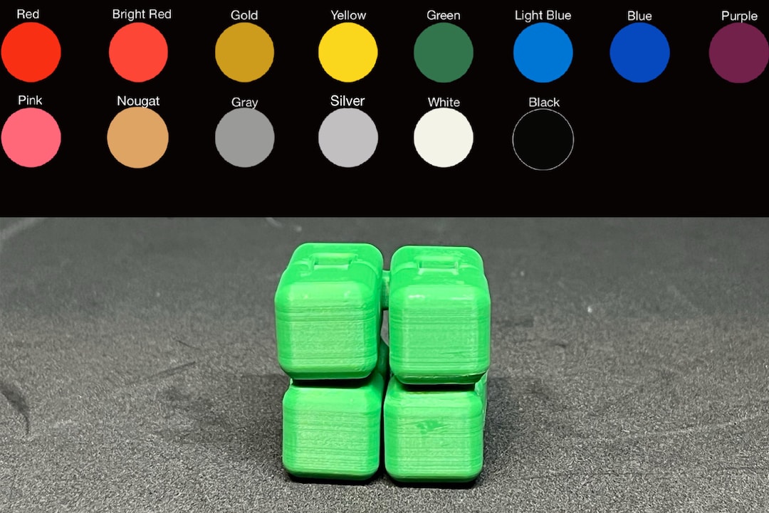 3D Printed Fidget Cube choose Your Color 2 Pack - Etsy