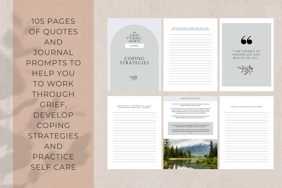 Grief Journal | Stages of Grief | Grief Care Package | Loss | Grief ...