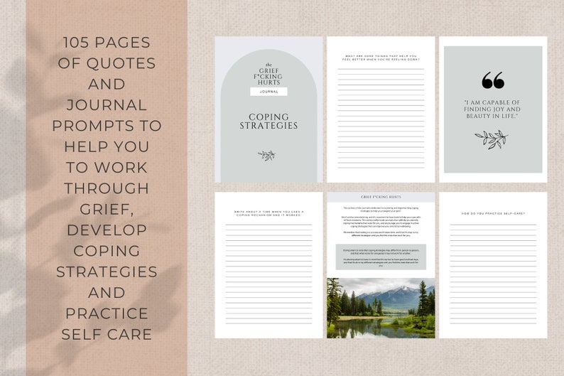 Grief Journal | Stages of Grief | Grief Care Package | Loss | Grief ...