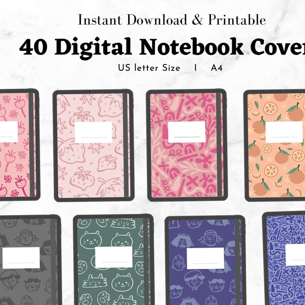 Note Book Cover - Etsy