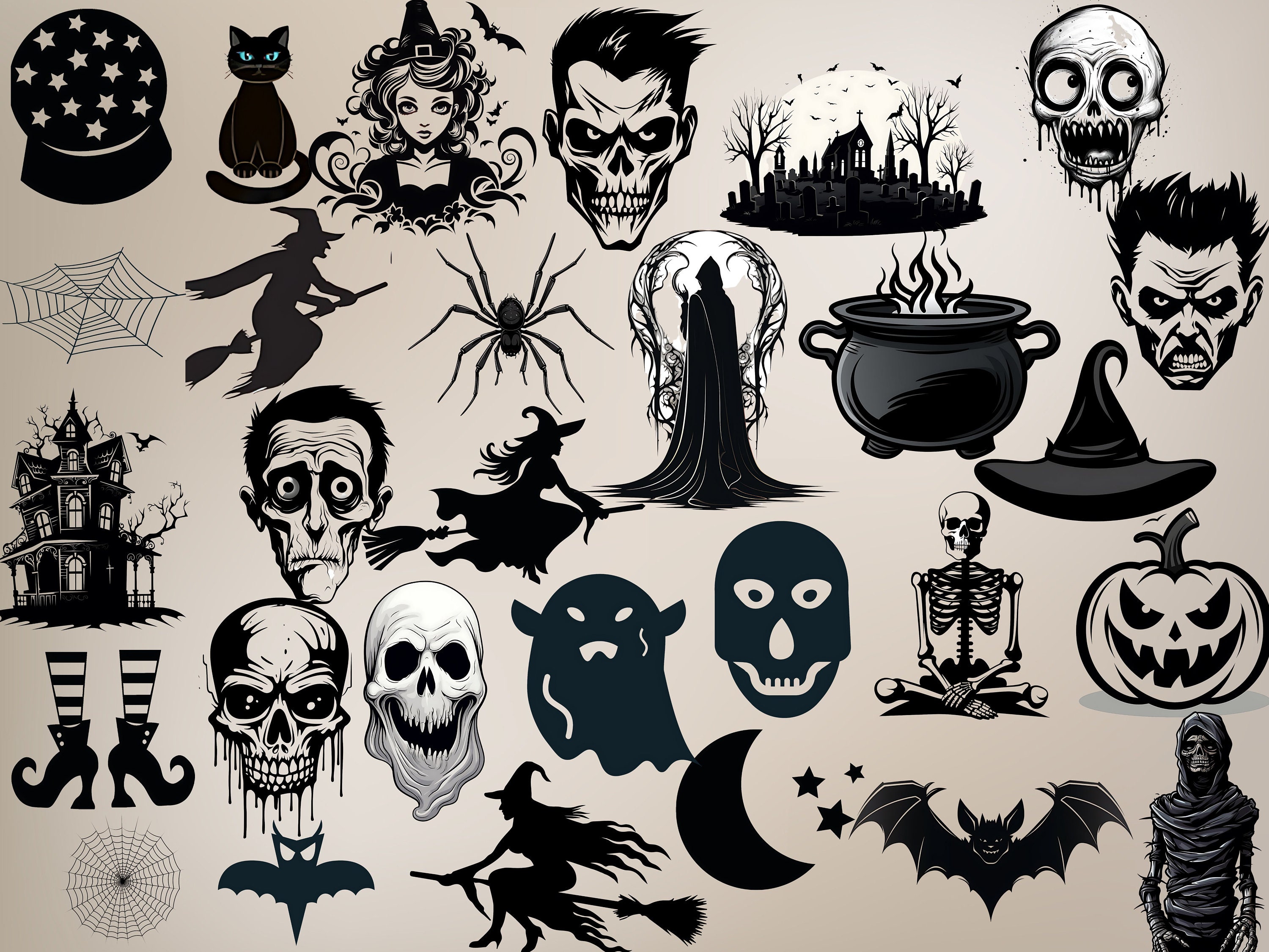 100+ SVG Bundle Halloween Horror SVG Horror,horror Characters ...
