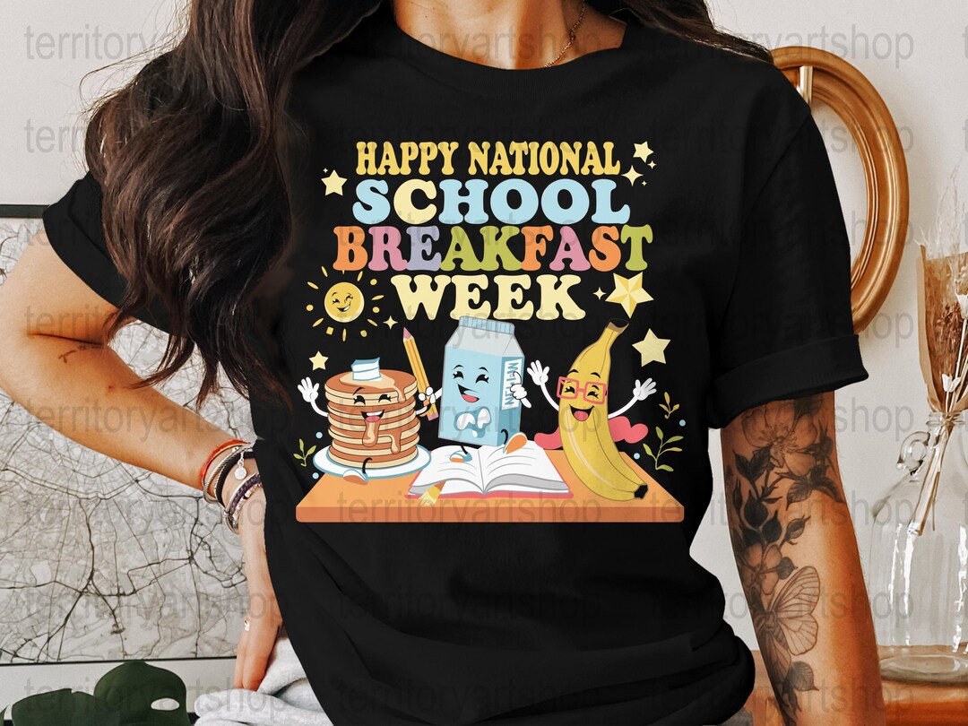 Happy National School Breakfast Week Digital Download, Fun Educational ...