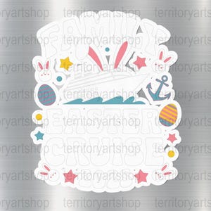 Family Easter Cruise 2025 Digital Download, Easter Bunny Cruise Boat ...