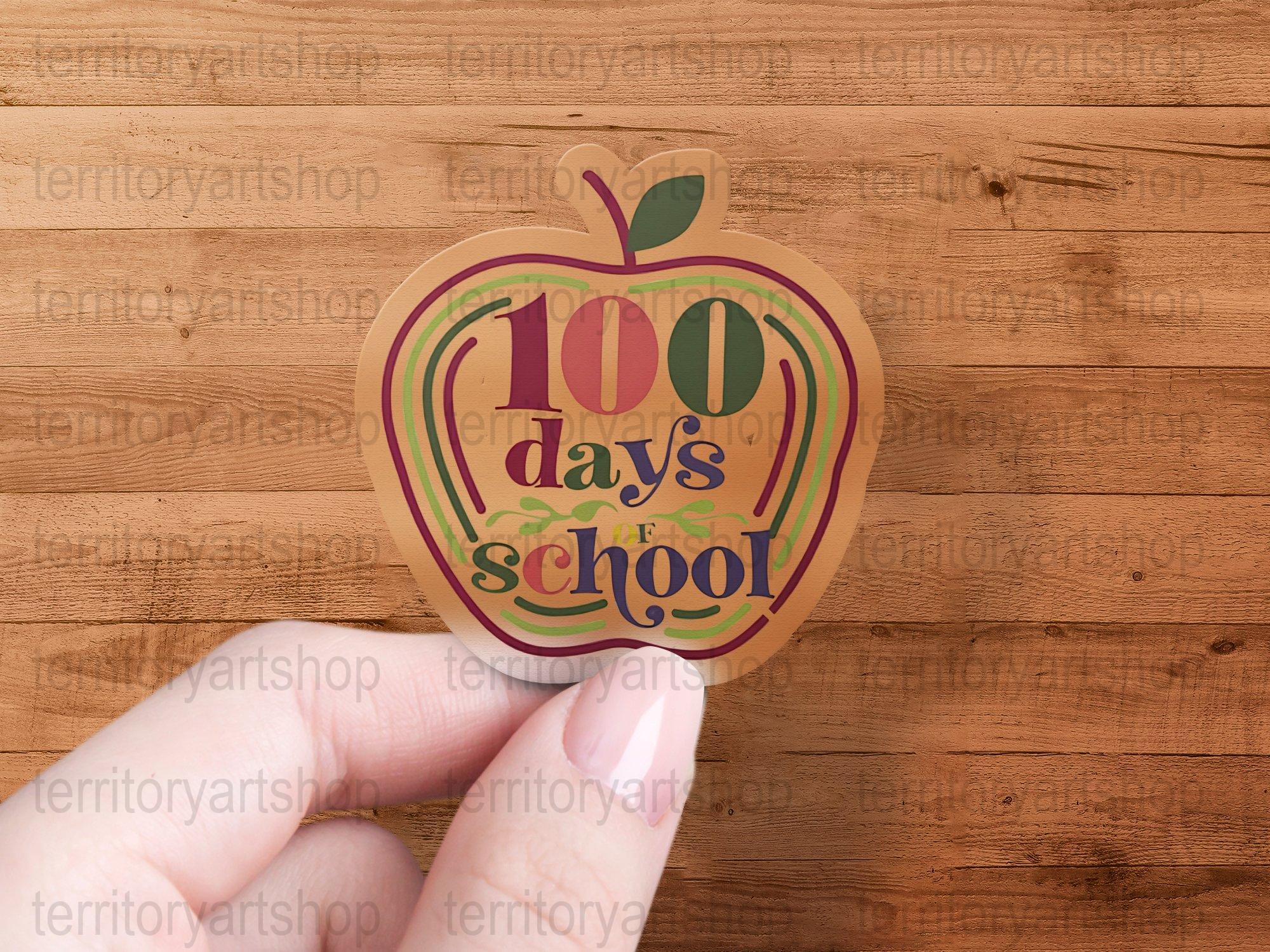 100 Days of School Digital Download Printable Png Svg Pdf Eps Apple ...