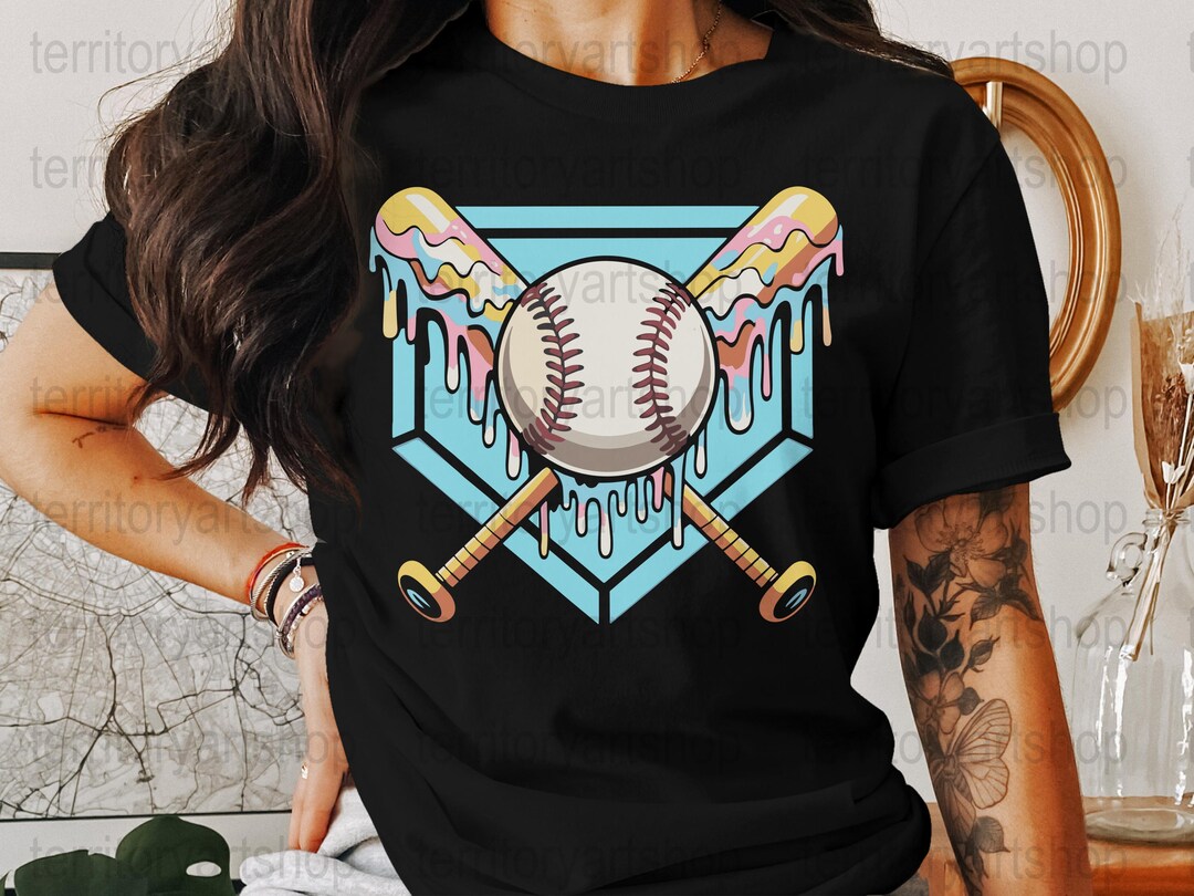 Baseball Clipart, Dripping Bats Design, Digital Download, Png Svg Eps ...