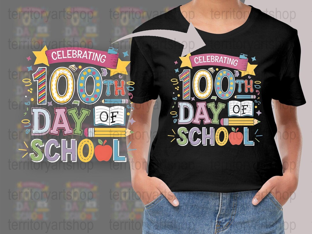 Celebrating 100th Day of School Digital Download, 100 Days School ...