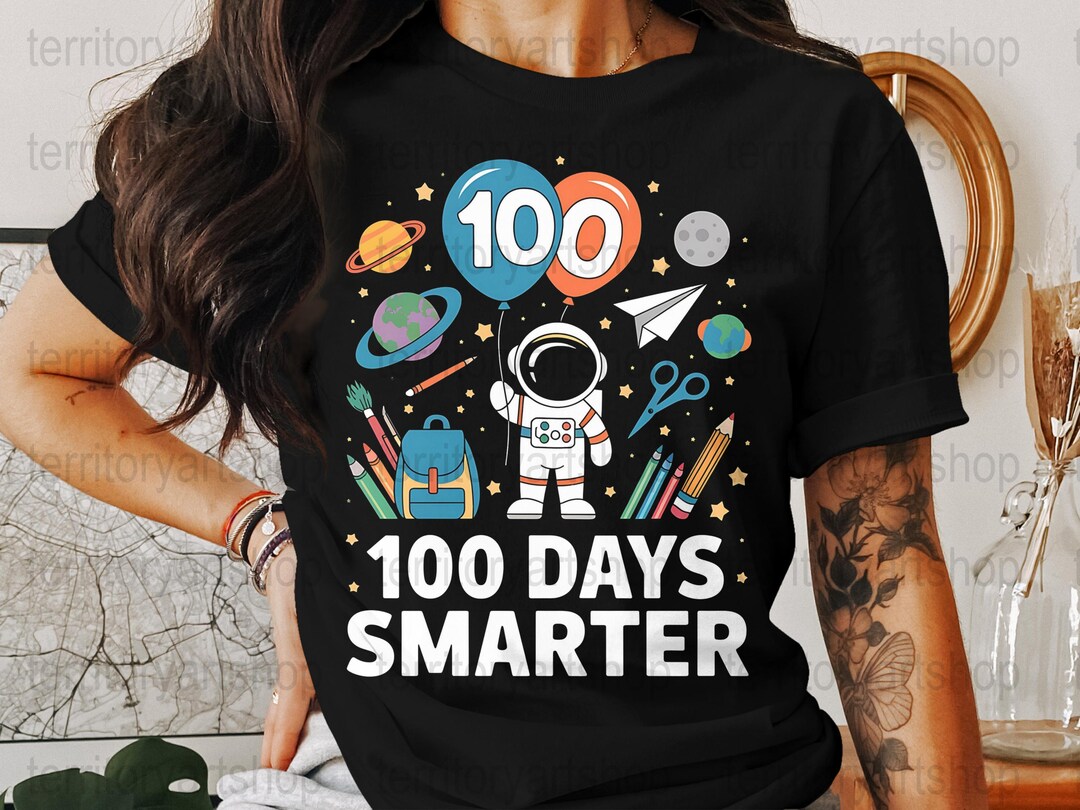 100 Days Smarter Digital Download, Astronaut Theme Classroom Decor ...