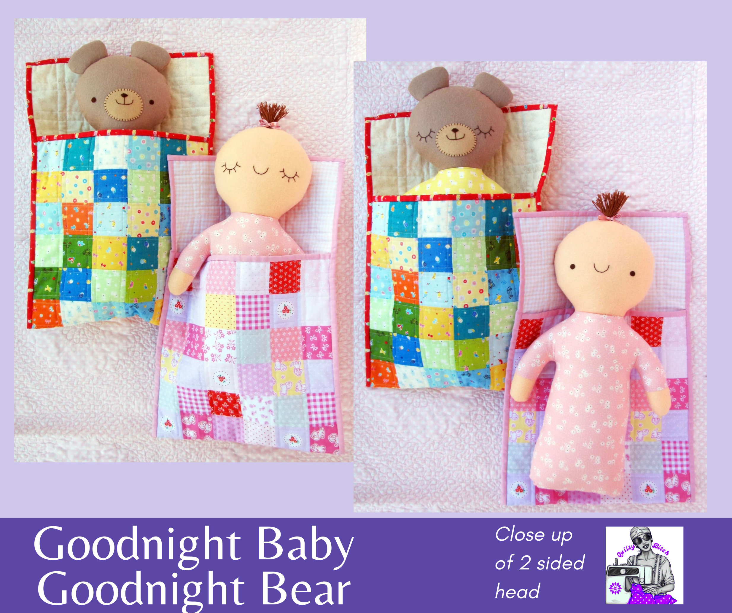 Doll Pattern Your Choice Goldilocks & 3 Bears, Princess and Pea ...