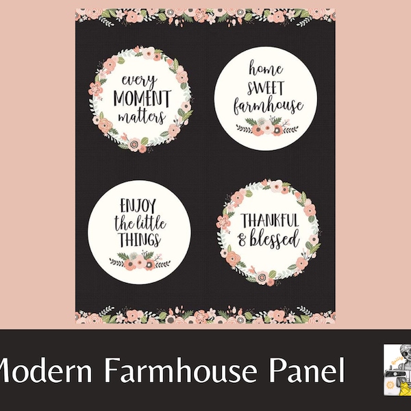 Modern Farmhouse Fabric Simple Simon - Etsy
