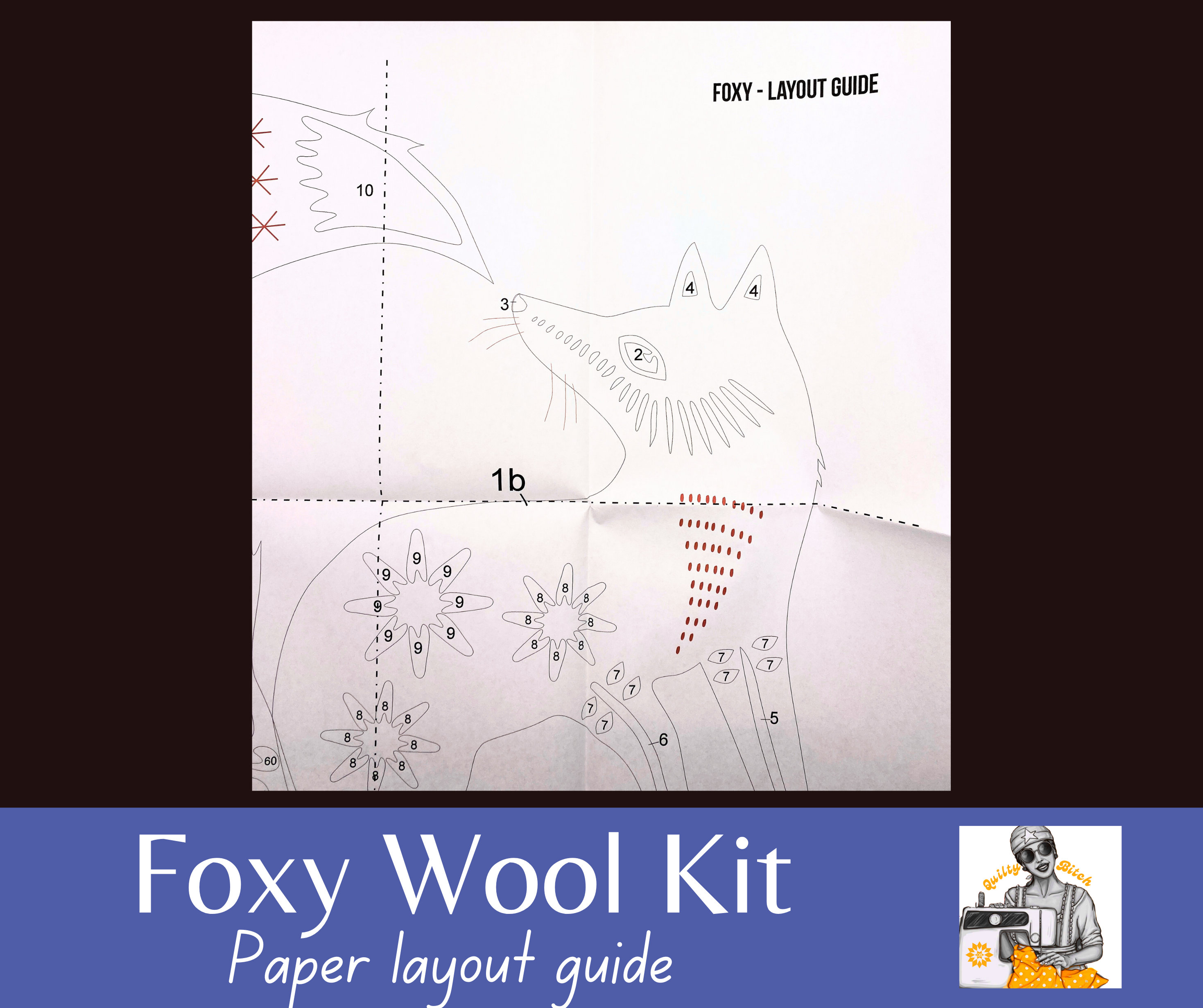 Pre-fused Laser Cut Fox Wool Quilt Kit 25 X 20 RARE Designed by Madi ...