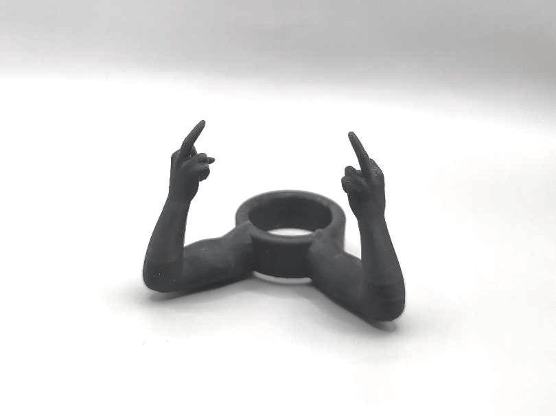 Middle Finger Ring - Etsy