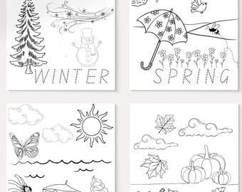 Day and Night Cut and Sort & Color and Sort Printable Worksheets - Etsy