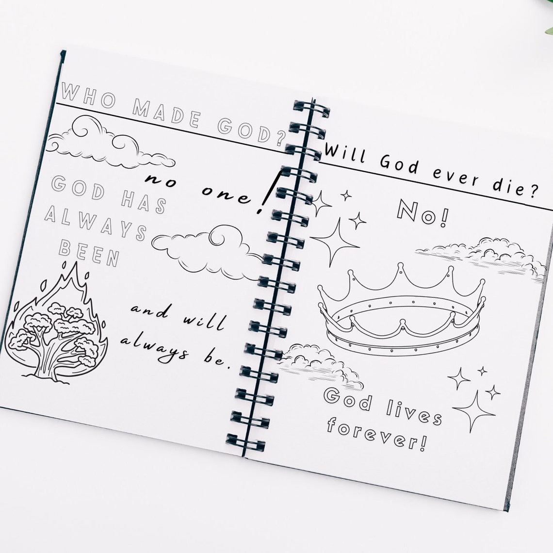 8 Catechism Coloring Sheets - Etsy