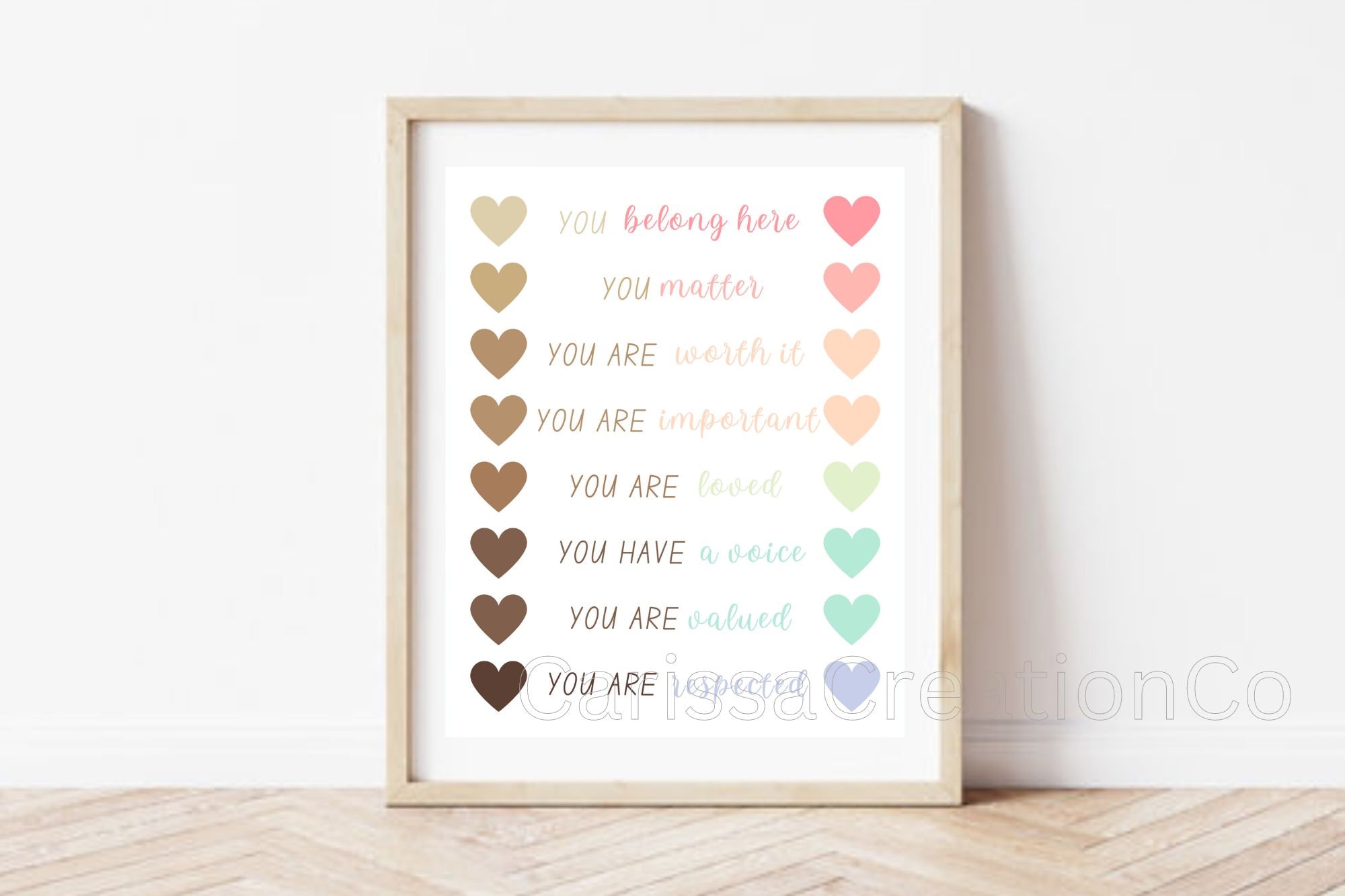 Inclusive School Counselor Office Decor Wall Art Mental Health Poster ...