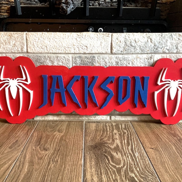 Spiderman Birthday Signs at Maddison Koerstz blog