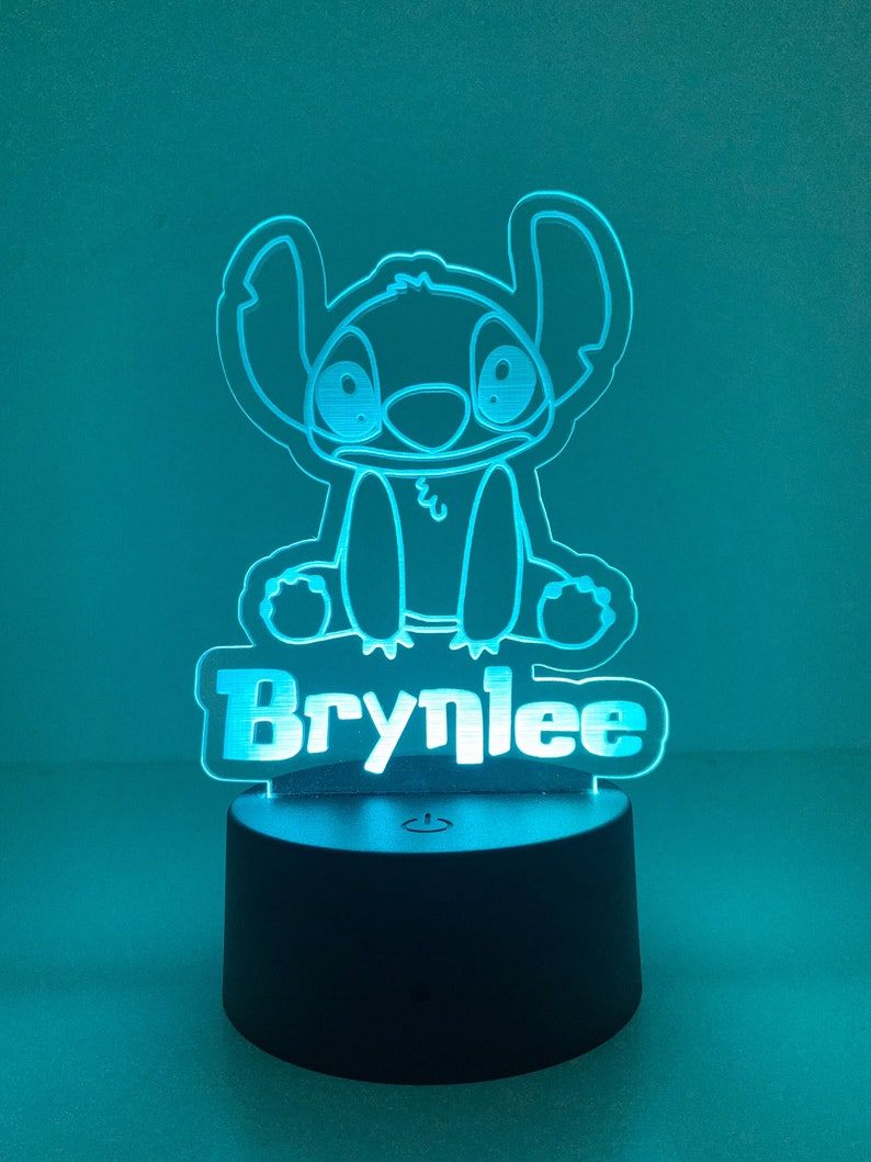 Lilo and Stitch LED Night Light, Stitch Room Decor, Lilo and Stitch ...