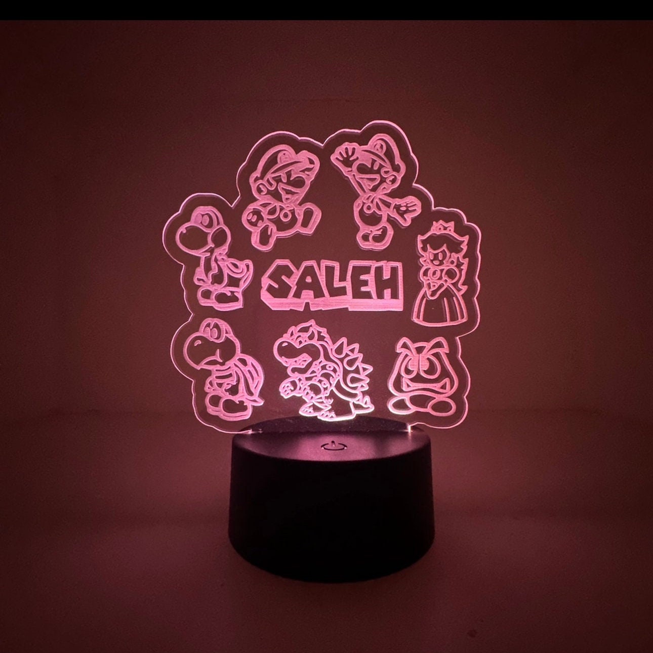 Super-mario LED Night Light Gift, Super-mario Room Decor, Super-mario ...