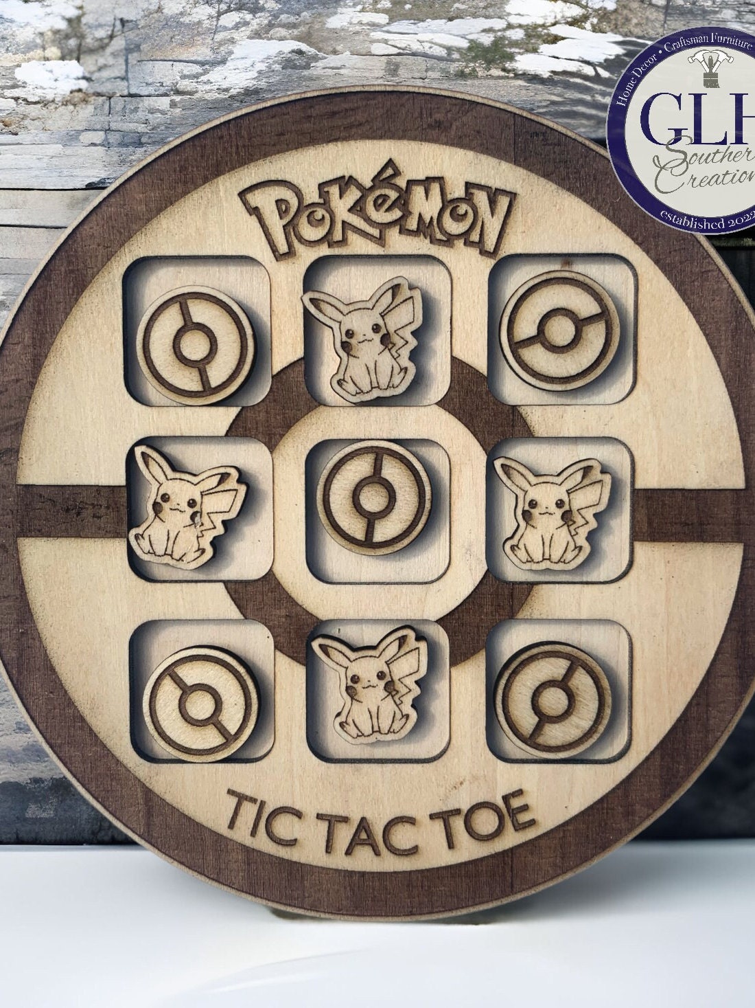 Pokémon Tic Tac Toe Gift for Kids Pokémon Party Favors for - Etsy