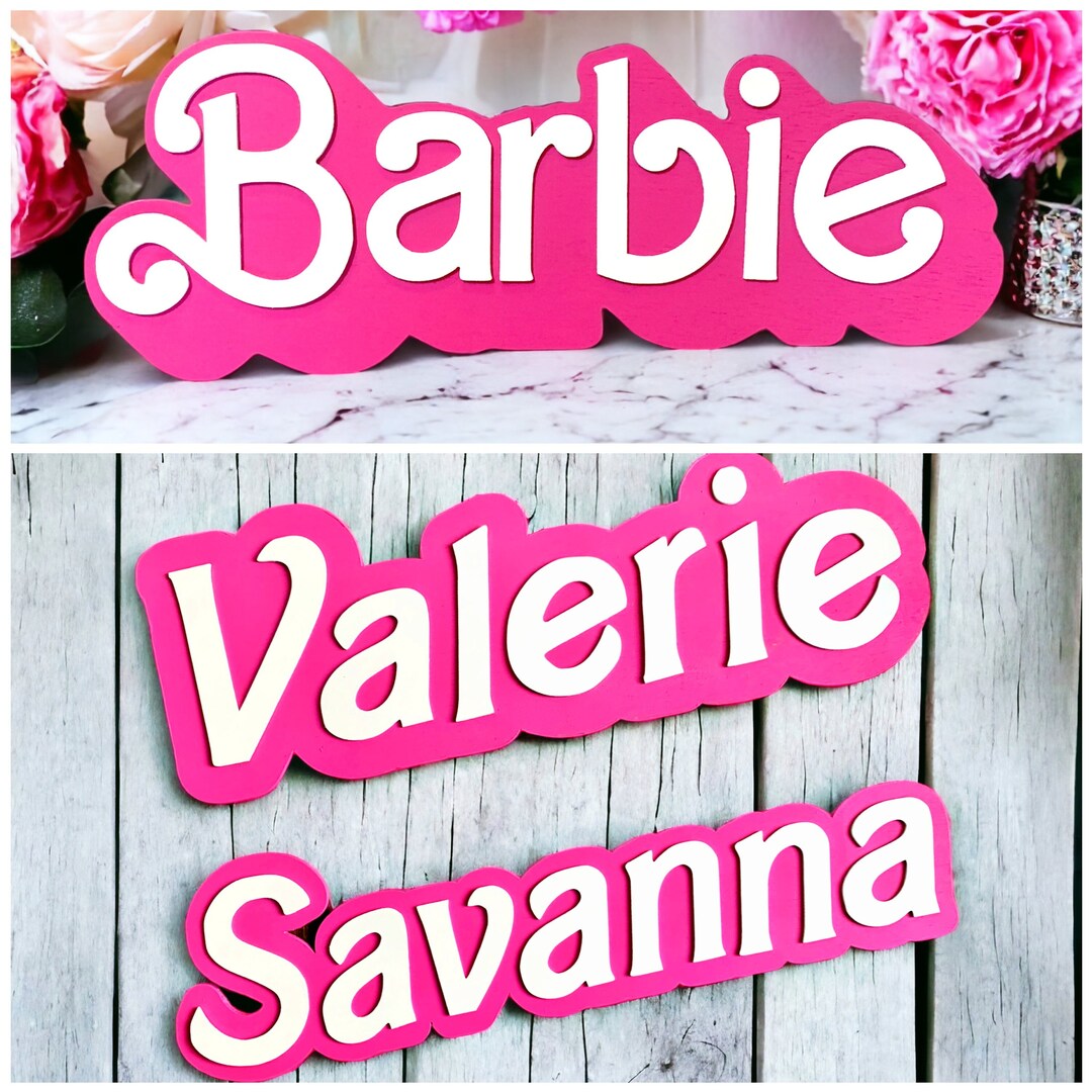 Barbie Gift Barbie Sign Barbie Room Decor Barbie - Etsy